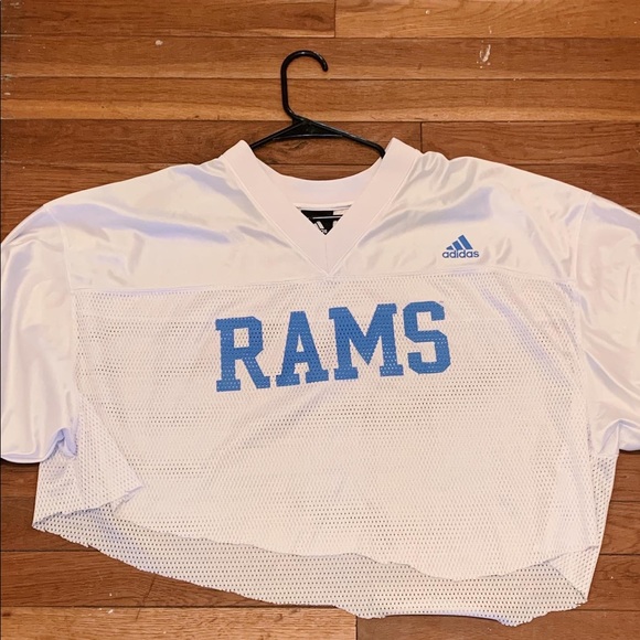 adidas | Tops | Adidas Cropped Rams Jersey | Poshmark